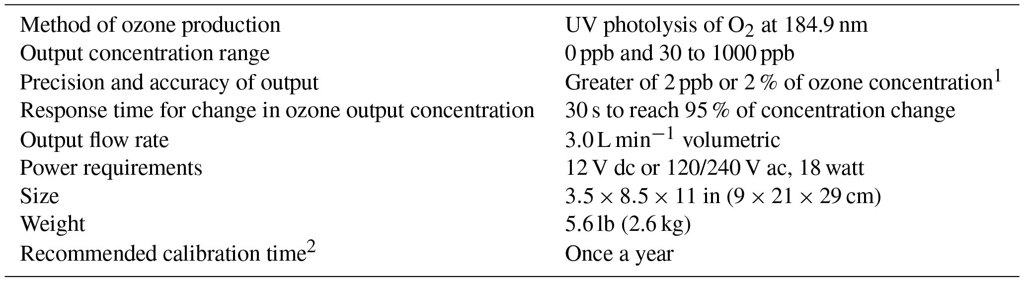 AMT - Portable ozone calibration source independent of changes in ...